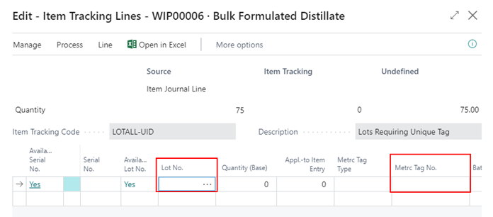 Consumption Journal Improvements