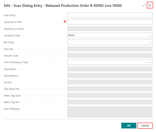 Consumption Journal Improvements