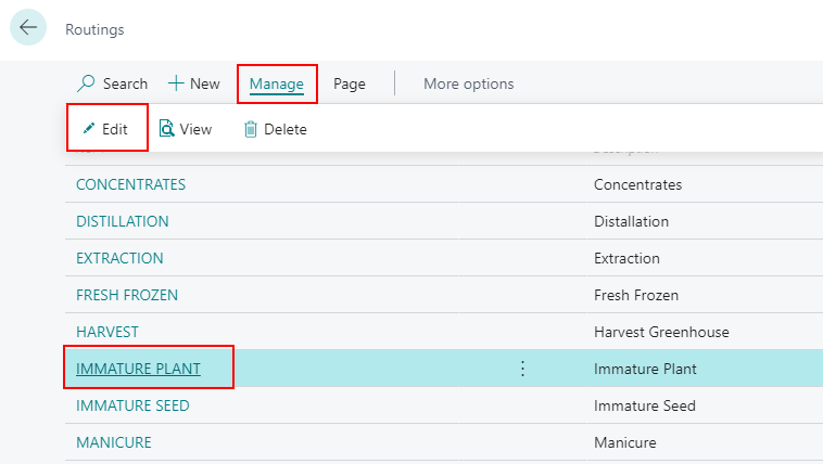 Cultivation - Create and Assign Cultivation BOM