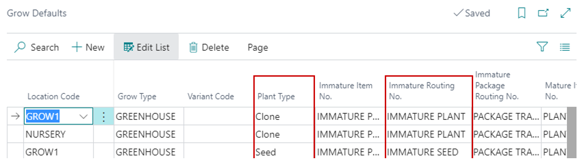 Cultivation - Appendix - Function Run Codes - Immature Plant Phase Change