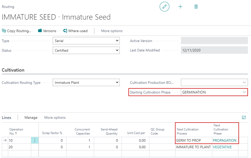 Cultivation - Appendix - Function Run Codes - Immature Plant Phase Change