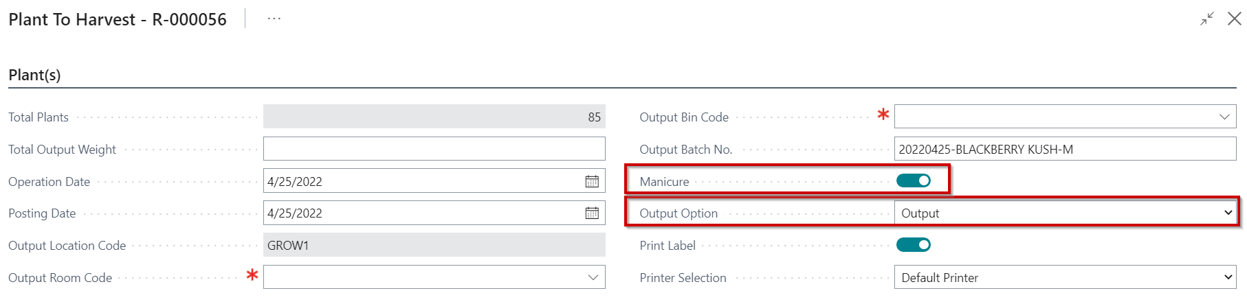 Cultivation - Appendix - Function Run Codes - Troubleshooting Scenarios