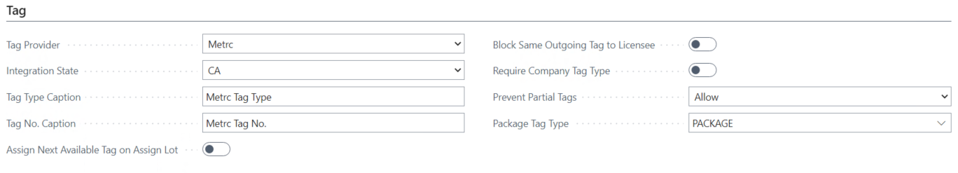 SilverLeaf Track & Trace - Cannabis Business Central Setup